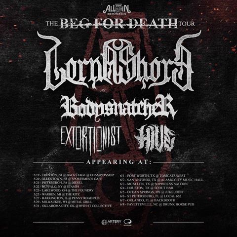 Lorna Shore Announce 2017 U.S. Tour With Bodysnatcher, Extortionist ...