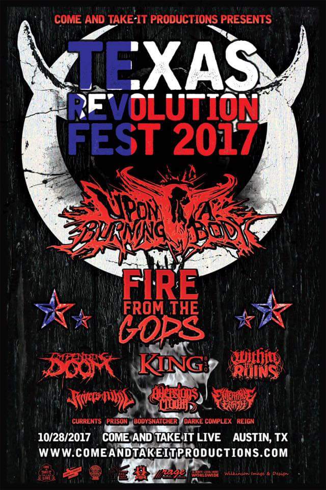 Upon A Burning Body, Fire From The Gods, Impending Doom, Etc. Set For ...