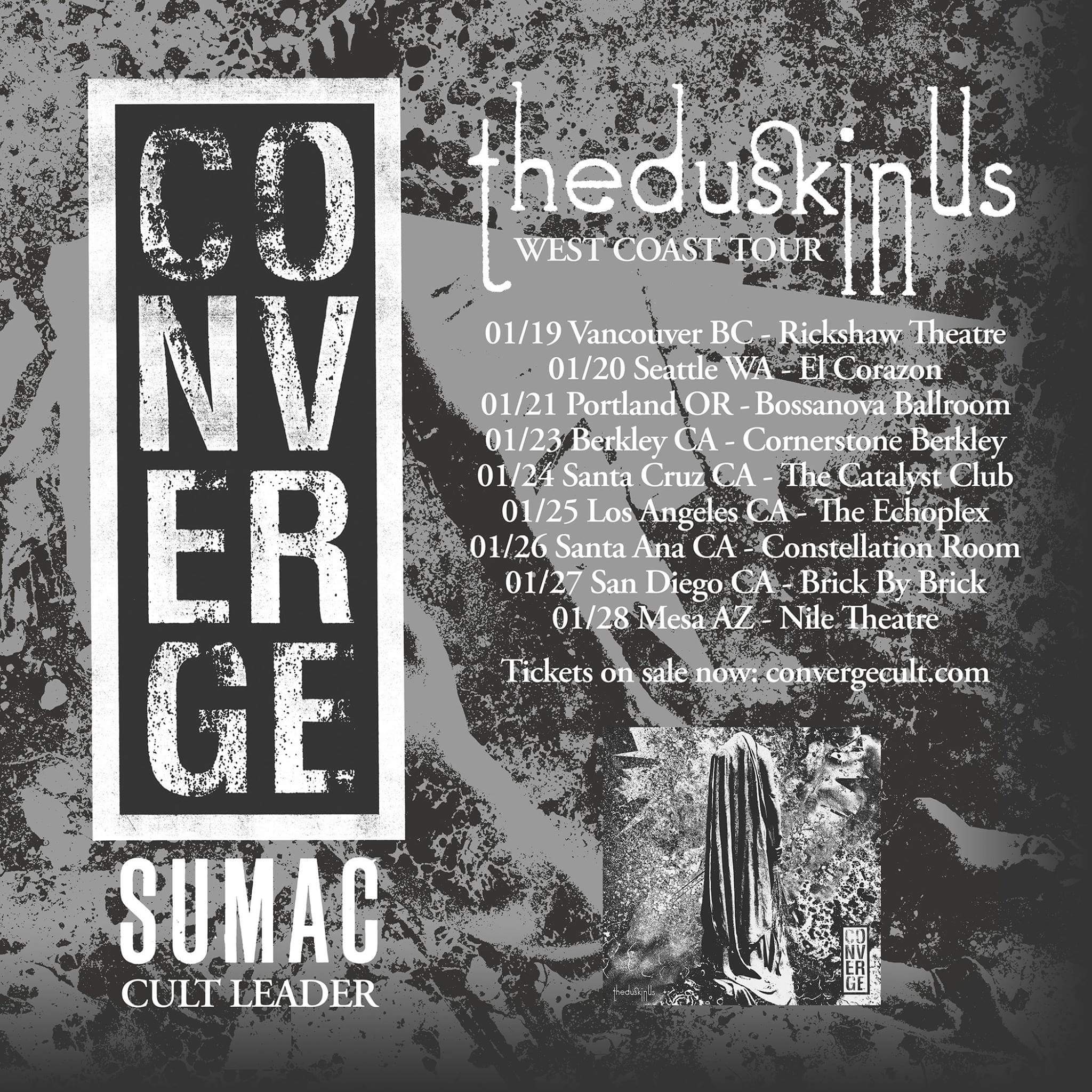 Converge Announce 2018 West Coast Tour With SUMAC & Cult Leader – Metal ...