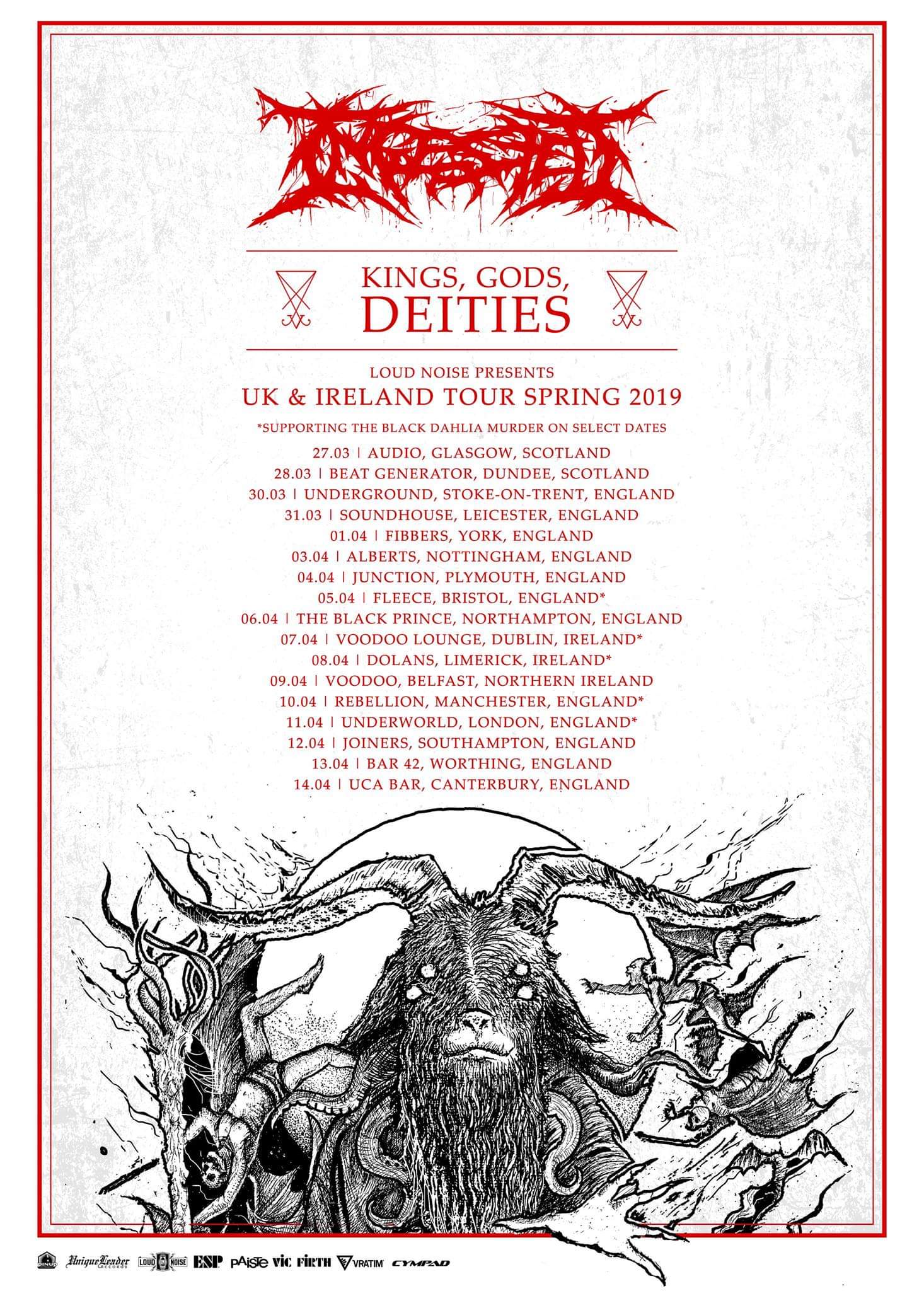 Ingested Announce UK/Ireland Tour – Metal Anarchy