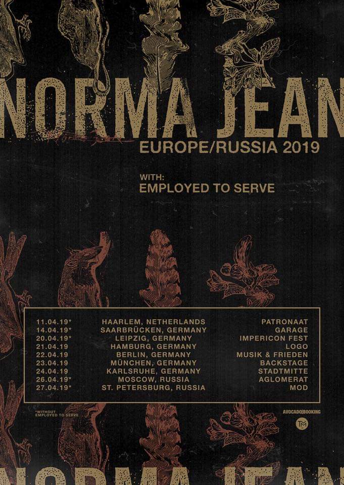 Norma Jean Announce European Tour – Metal Anarchy