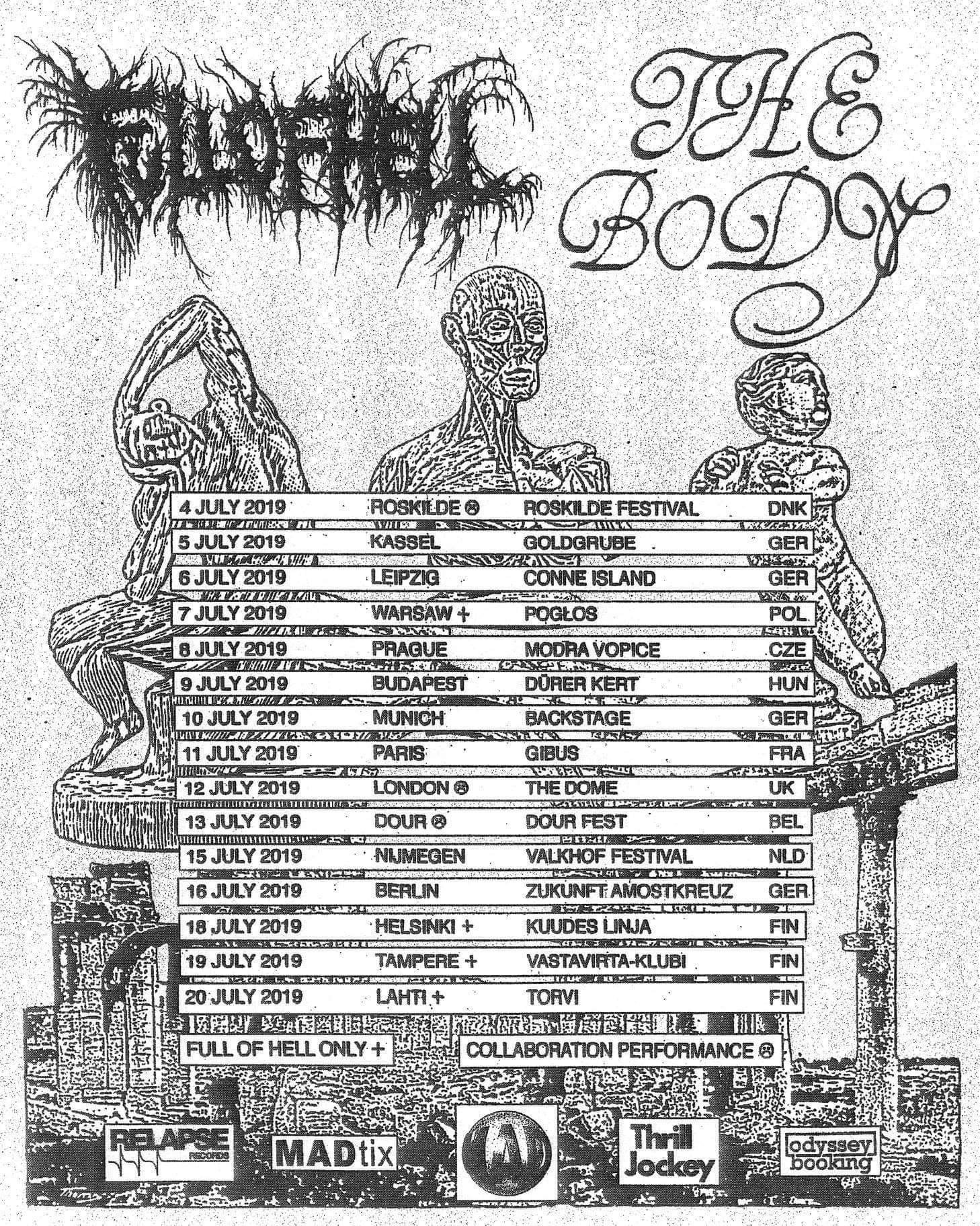 Full Of Hell & The Body Announce Summer European Tour – Metal Anarchy