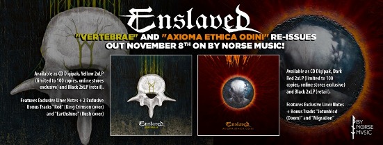 Enslaved To Reissue “Vertebrae” & “Axioma Ethica Odini” In November ...