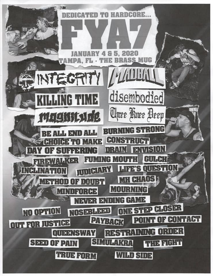 Integrity, Madball, Killing Time, Disembodied, Etc. Set For 2020 FYA ...