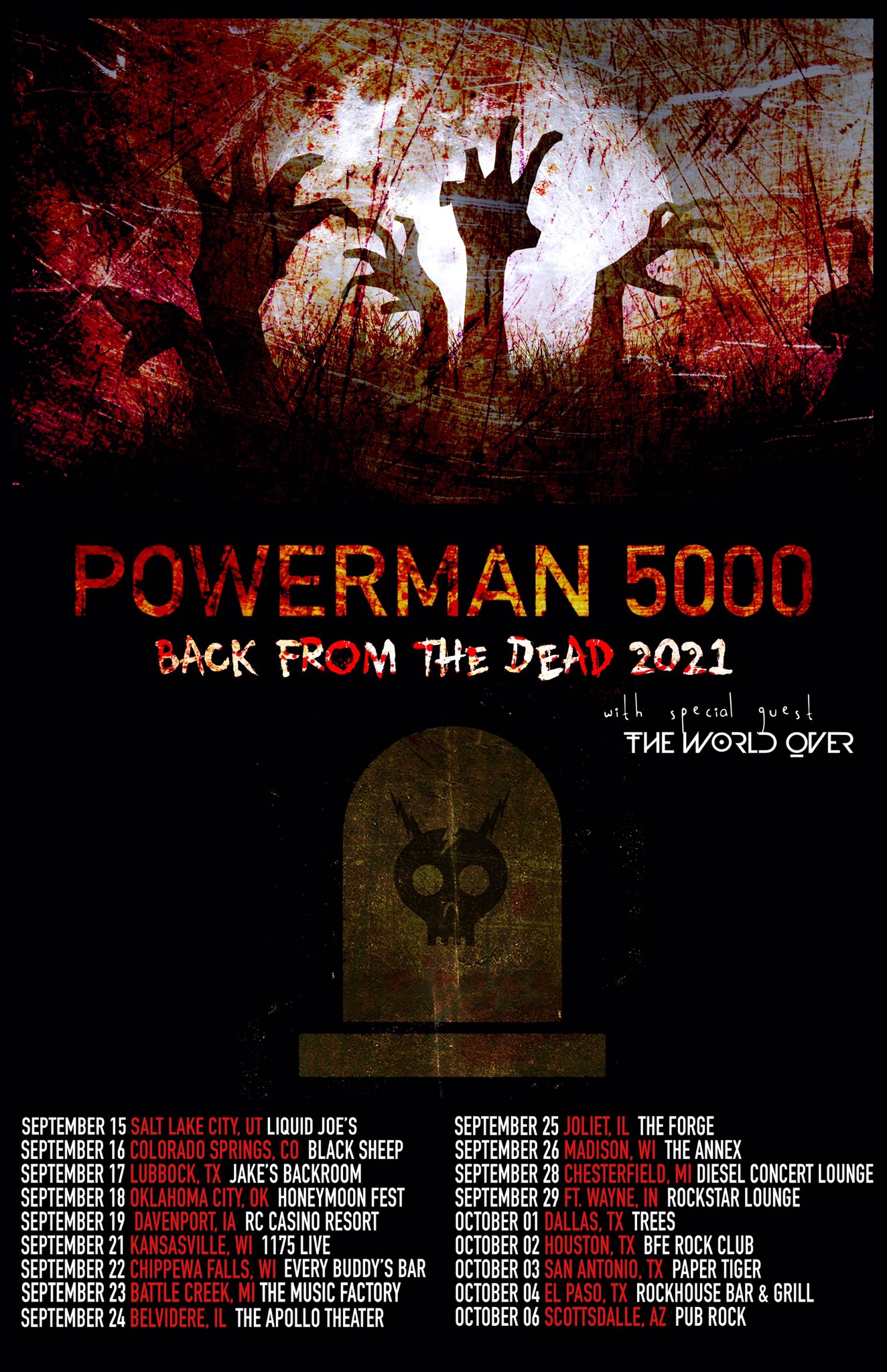 Powerman 5000 Announce Fall Tour – Metal Anarchy