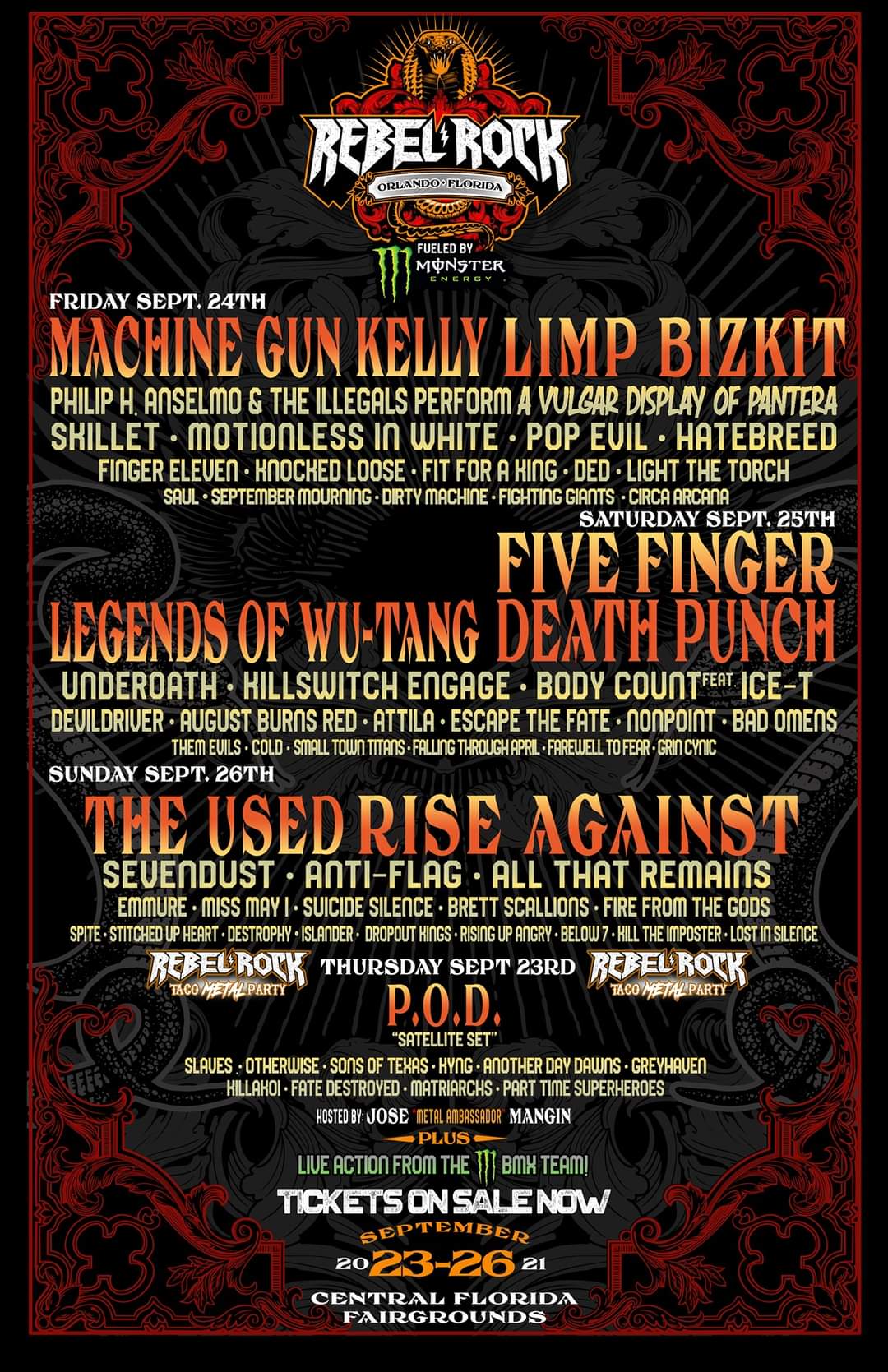 Lineup Finalized For 2021 Rebel Rock Festival – Metal Anarchy