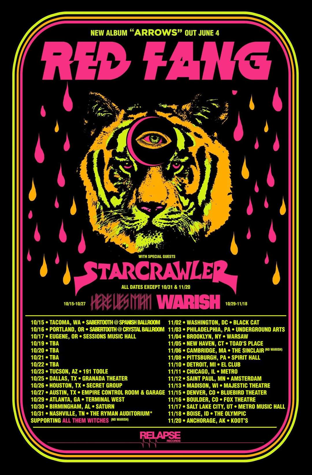 Red Fang Announce Fall U.S. Tour – Metal Anarchy