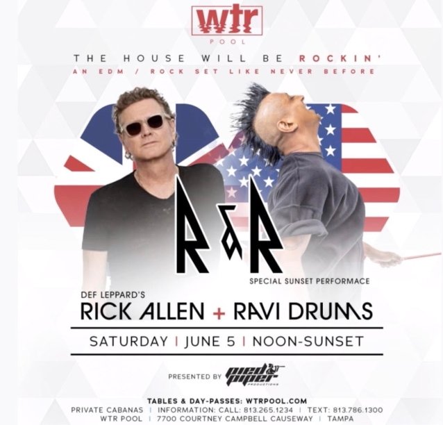 Def Leppard’s Rick Allen To Team Up With DJ Ravidrums For Special EDM ...