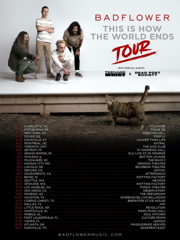 Badflower Announce North American Tour With Teenage Wrist & Dead Poet ...