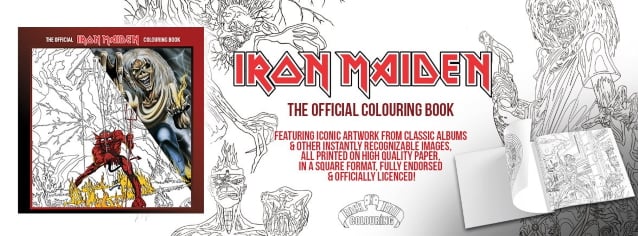 Iron Maiden Coloring Book To Be Released In December – Metal Anarchy