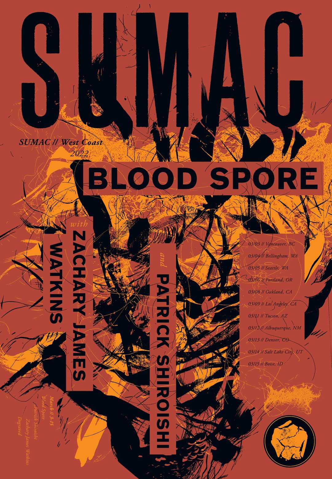 SUMAC Announce West Coast Tour – Metal Anarchy
