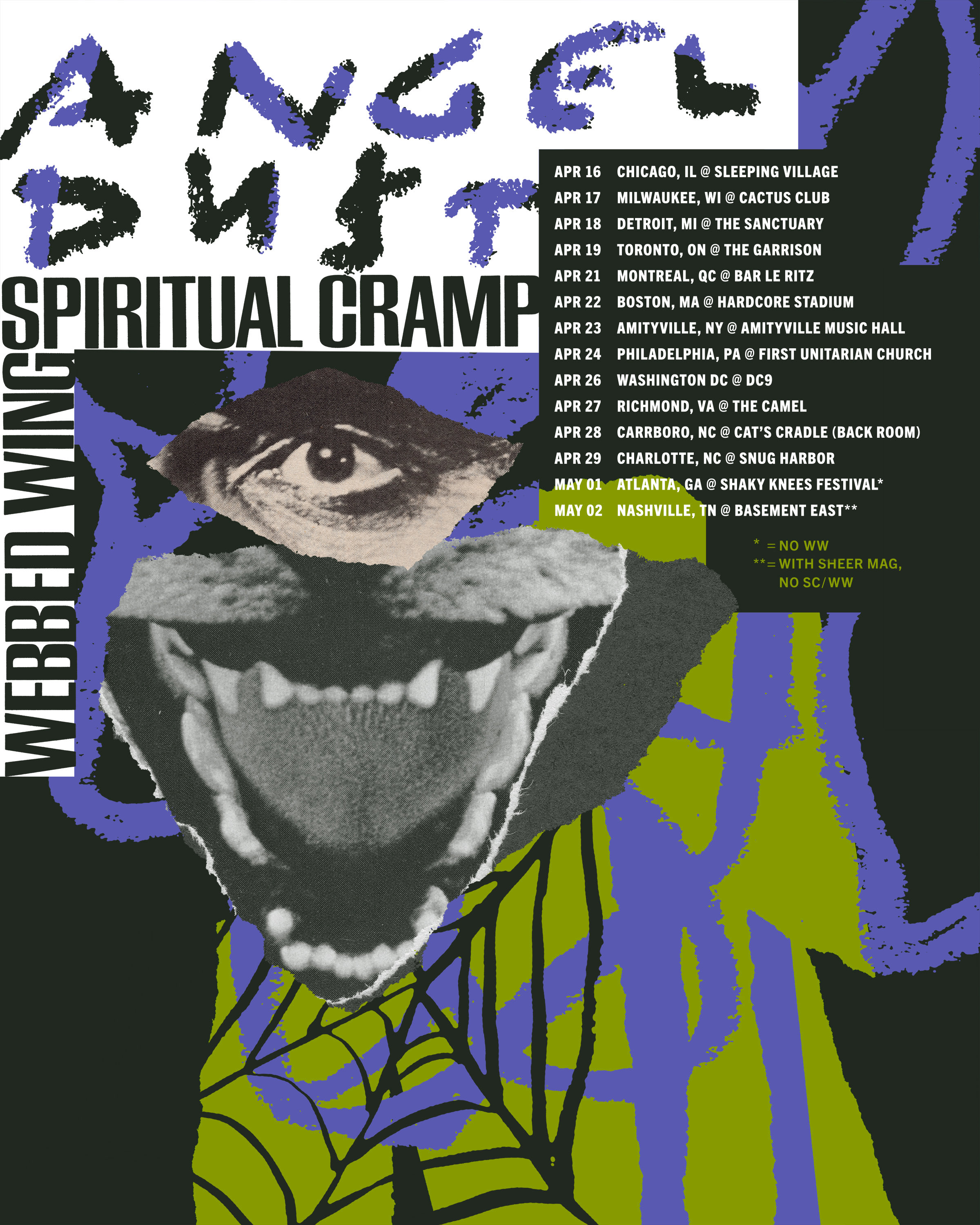 Angel Du$t Announce North American Tour With Spiritual Cramp & Webbed ...