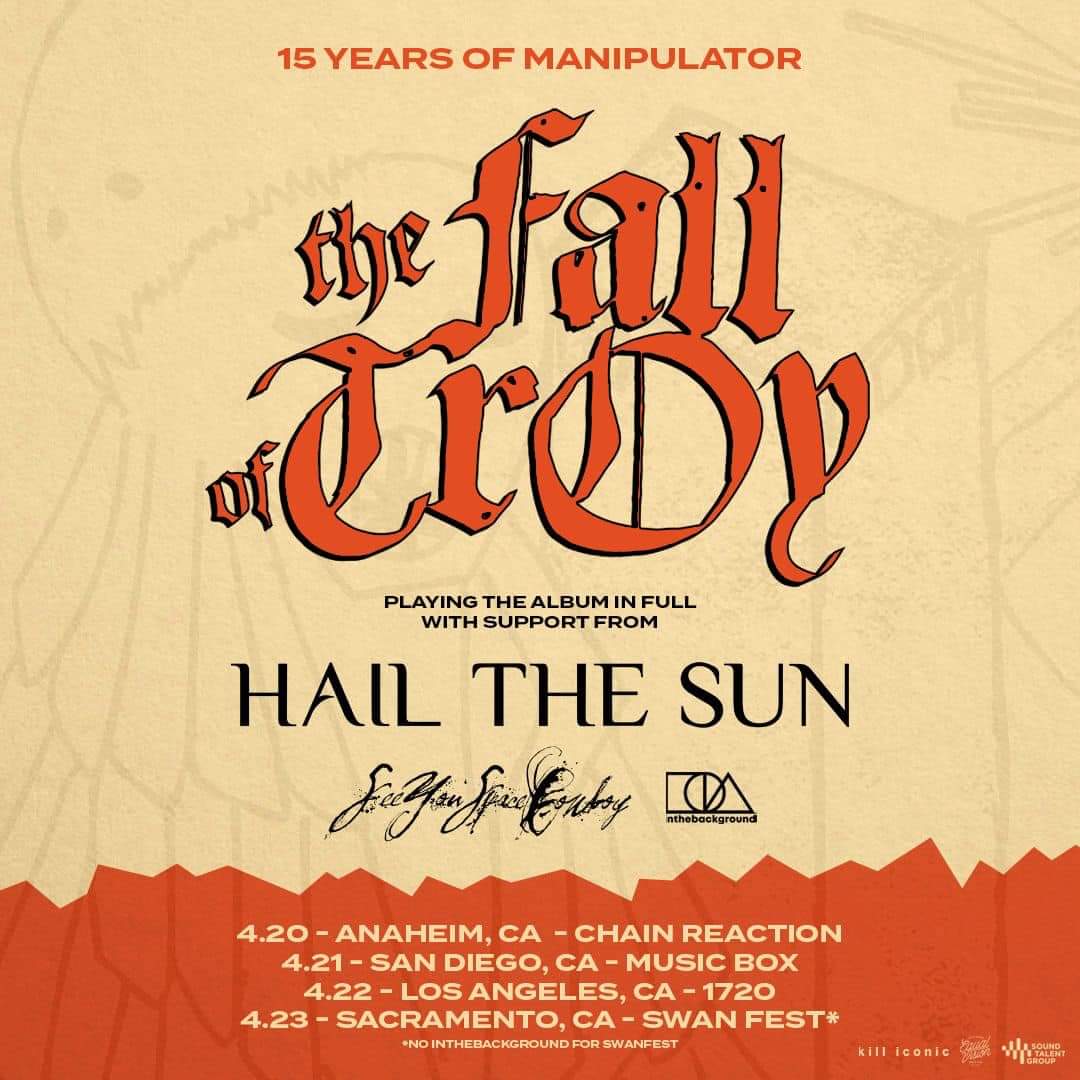 The Fall Of Troy To Perform “Manipulator” In Full During April ...