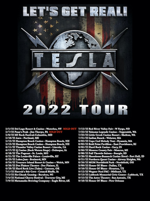 Tesla Add More Dates To Upcoming U.S. Tour – Metal Anarchy
