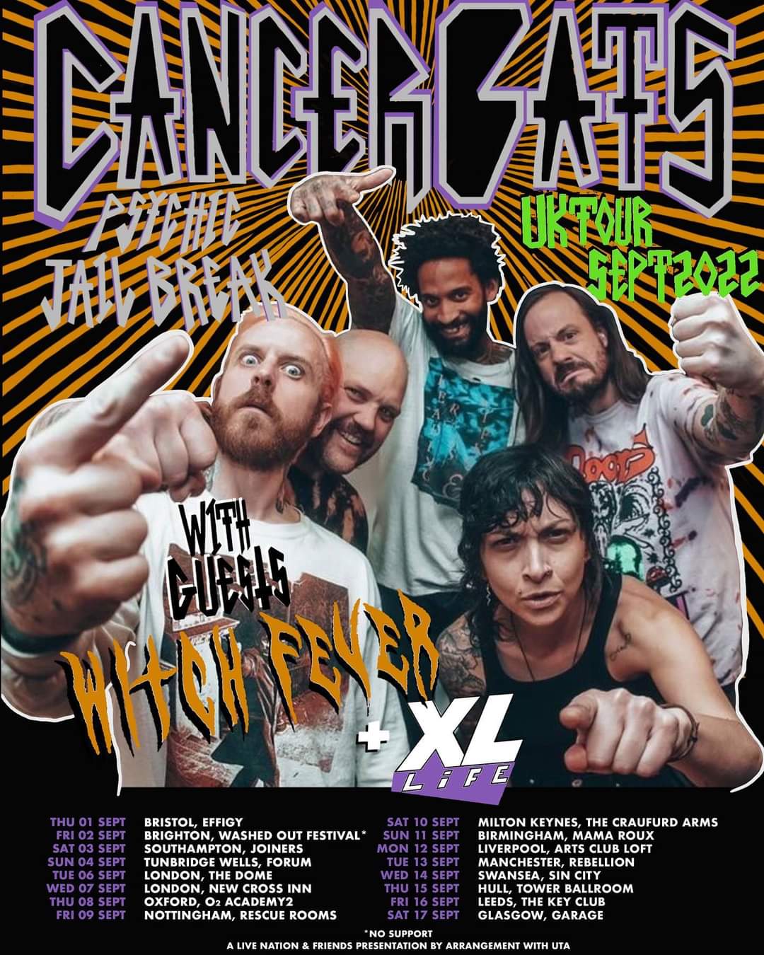 Cancer Bats Announce September UK Tour – Metal Anarchy