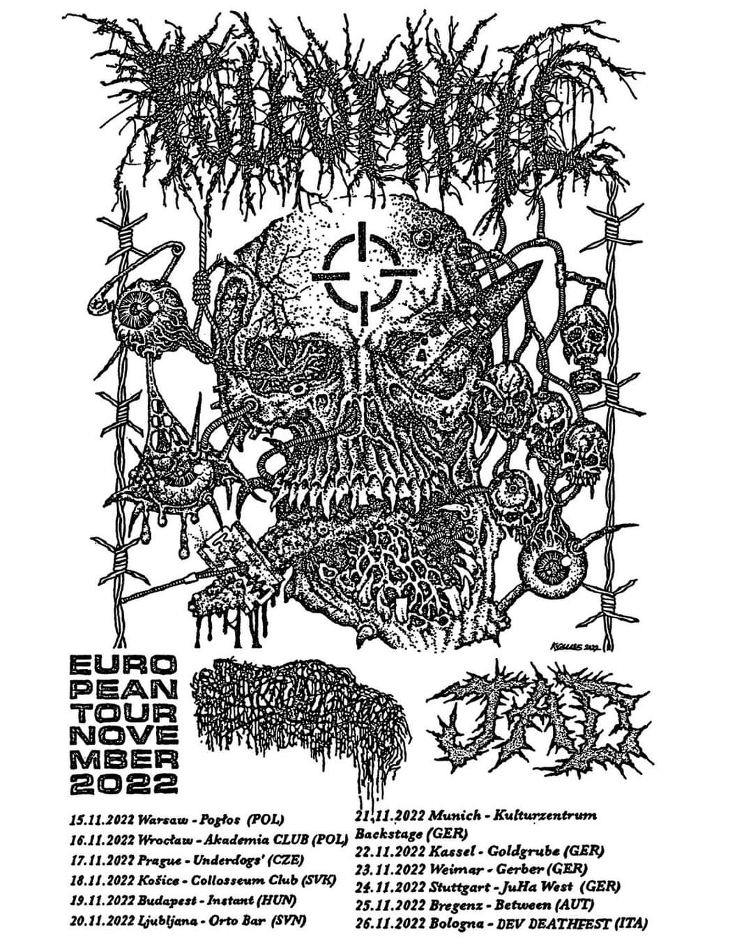 Full Of Hell Announce November European Tour With Sanguisugabogg And ...