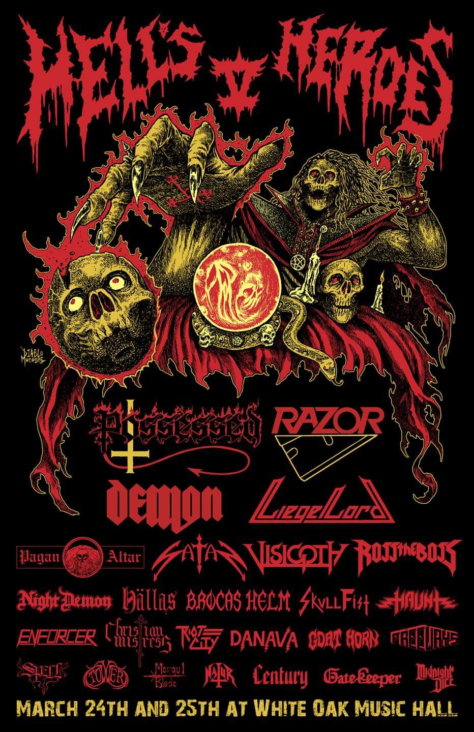 Possessed, Razor, Demon, Etc. Set For “Hell’s Heroes 5” Festival ...