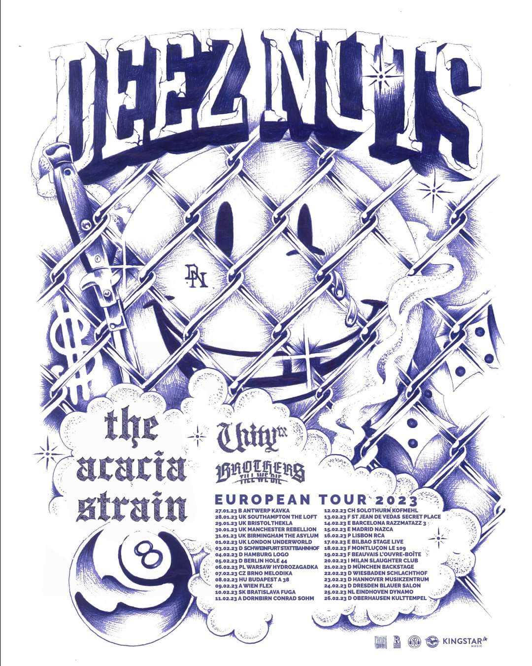 Deez Nuts Announce European/UK Tour With The Acacia Strain, UnityTX ...