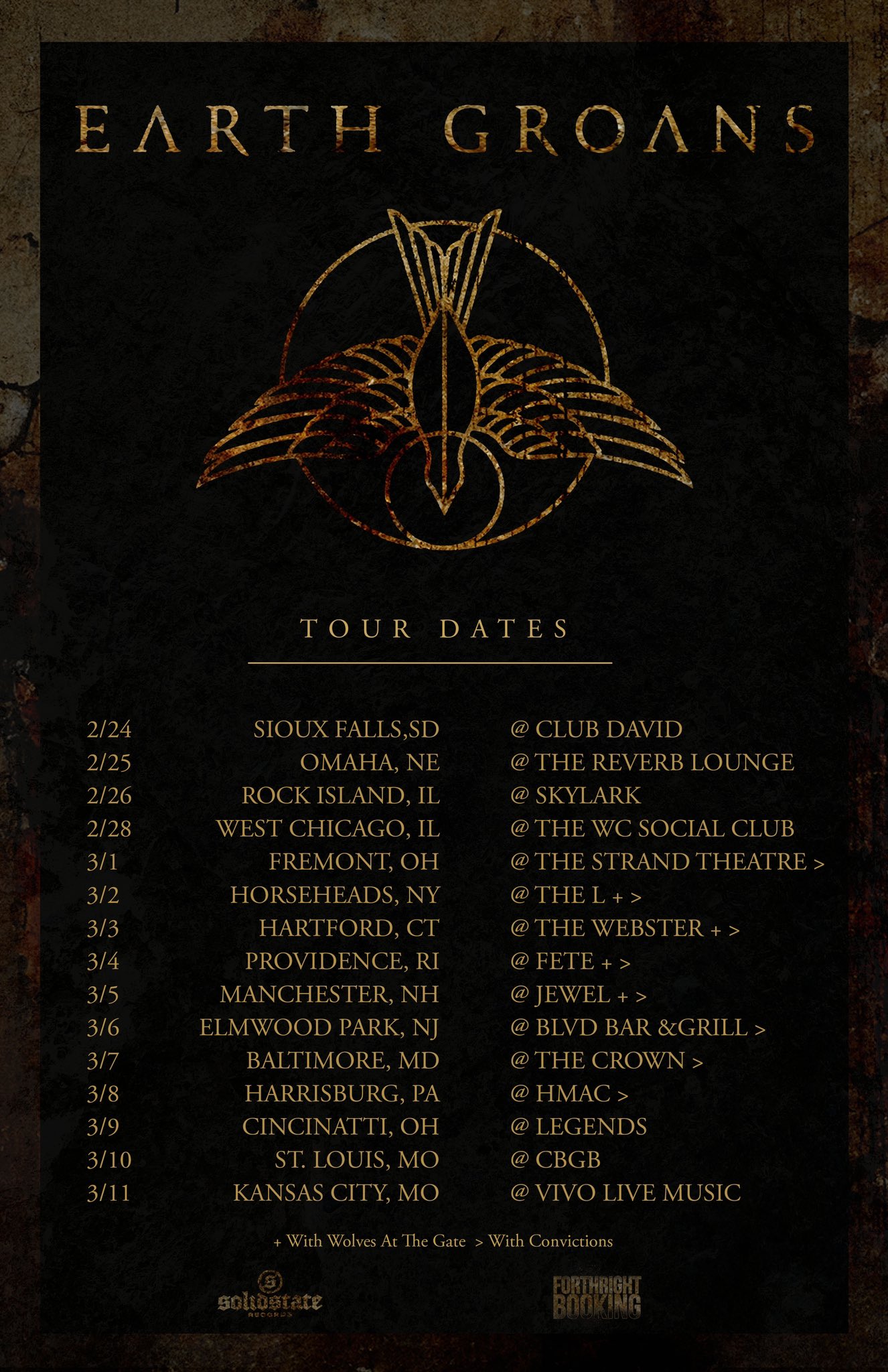 Earth Groans Announce Winter Tour – Metal Anarchy