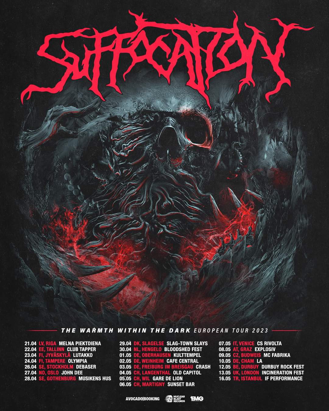 Suffocation Announce Spring European Tour – Metal Anarchy