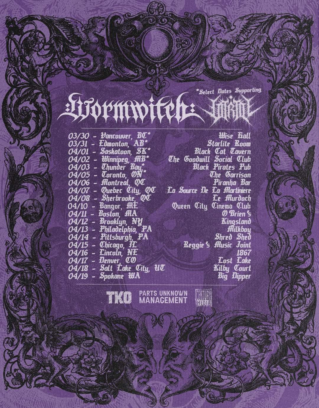 Wormwitch Announce North American Tour – Metal Anarchy