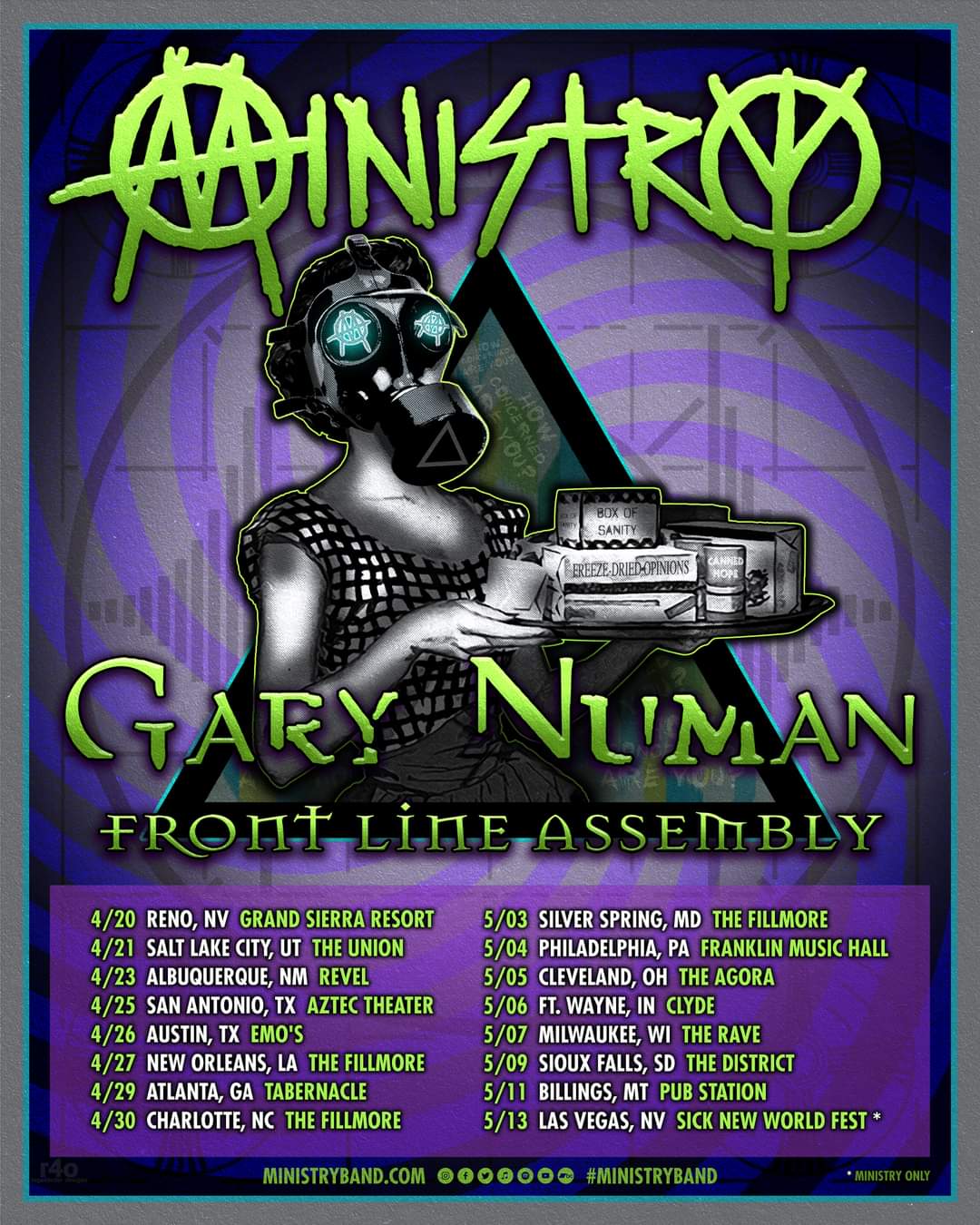 Ministry Announce U.S. Tour With Gary Numan & Front Line Assembly ...