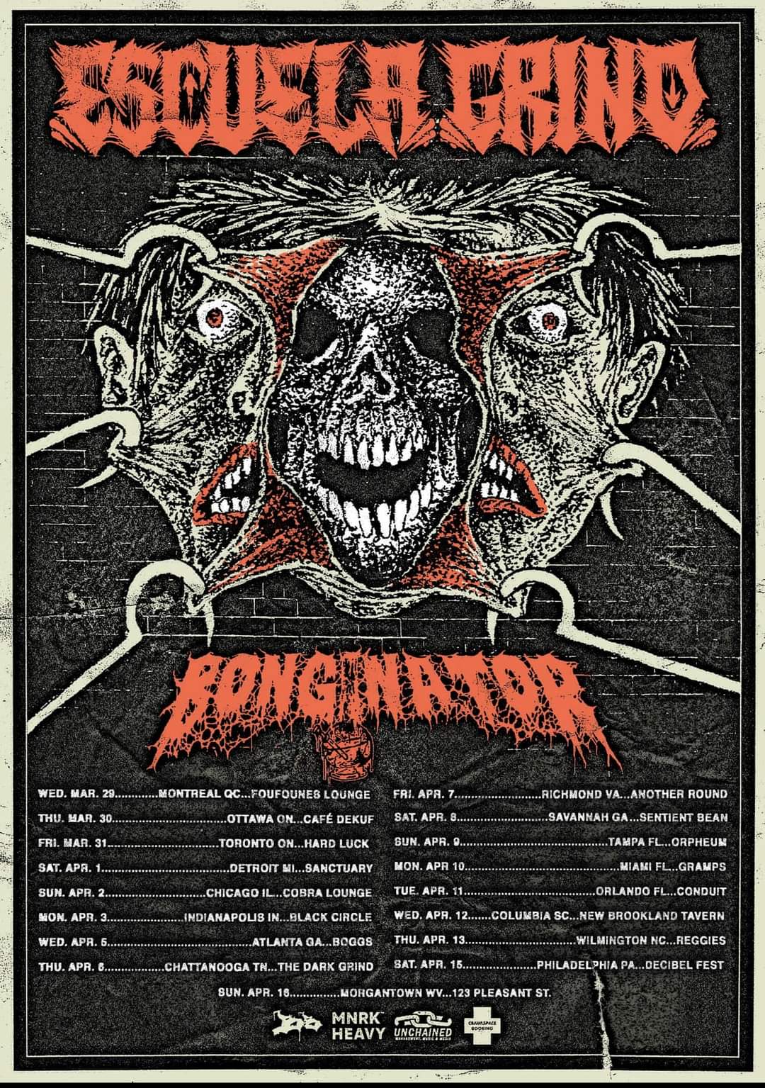 Escuela Grind Announce Spring North American Tour – Metal Anarchy