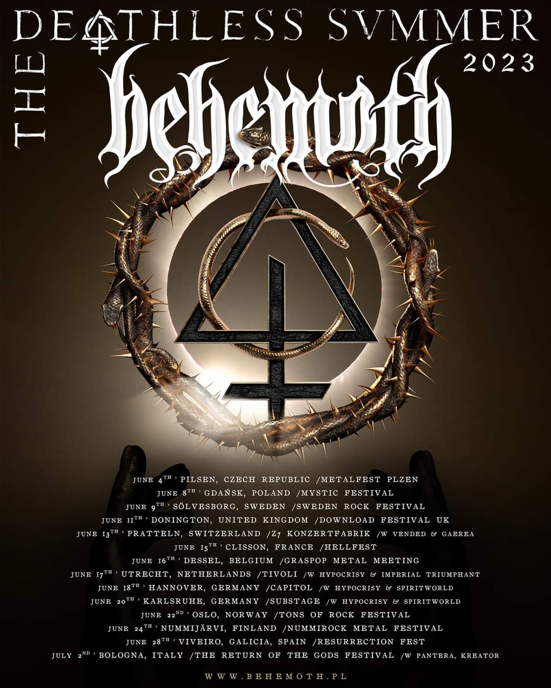 Behemoth Announce Summer European Tour – Metal Anarchy