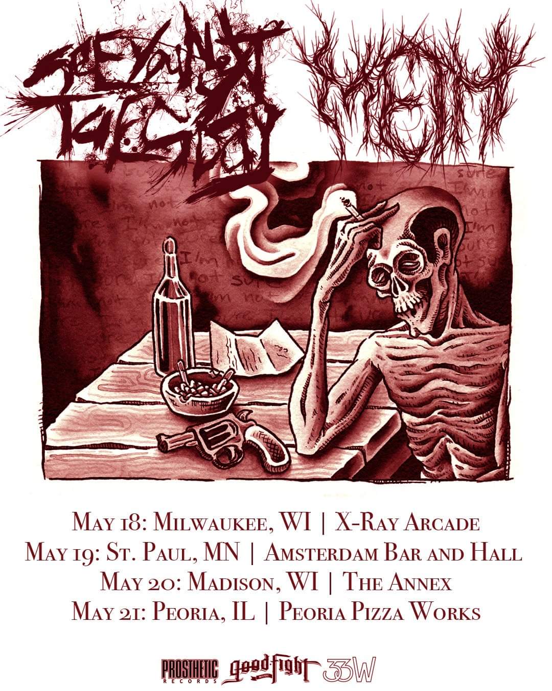 See You Next Tuesday And Meth. Announce May Shows – Metal Anarchy