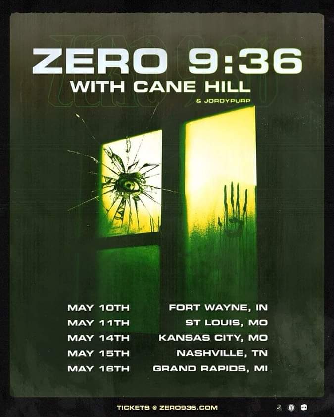 Zero 9:36, Cane Hill, & JordyPurp Announce May Shows – Metal Anarchy