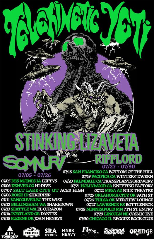 Telekinetic Yeti Announce July U.S. Tour – Metal Anarchy