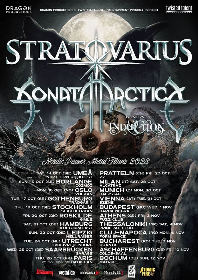 Stratovarius And Sonata Arctica Announce Co-Headlining European Tour ...