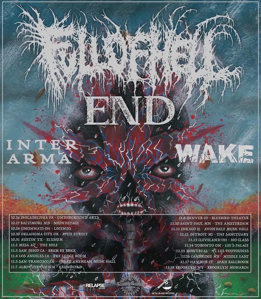 Full Of Hell Announce North American Tour With END, Inter Arma, & Wake ...
