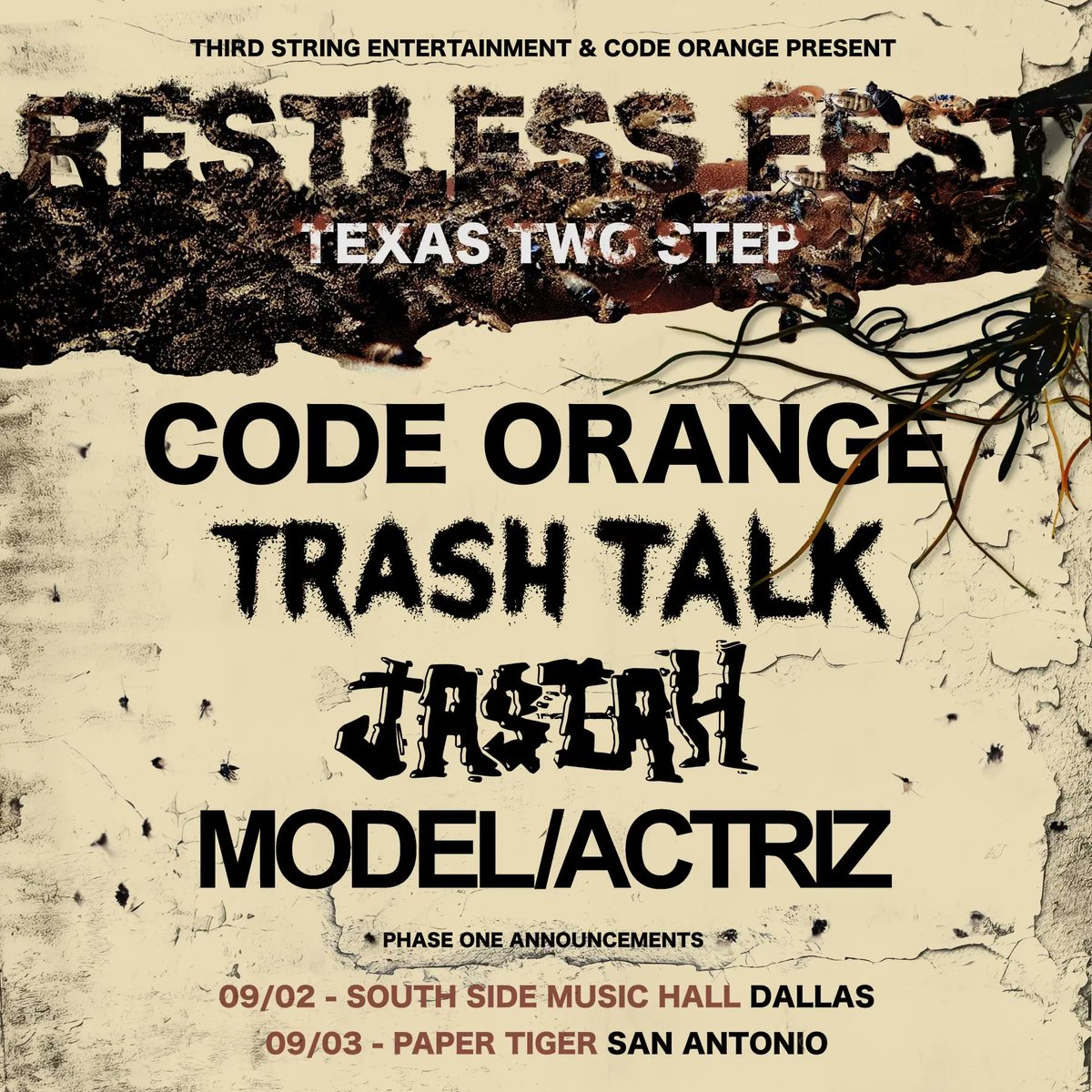 Code Orange, Trash Talk, Jasiah, & Model/Actriz Set For 2023 Restless ...