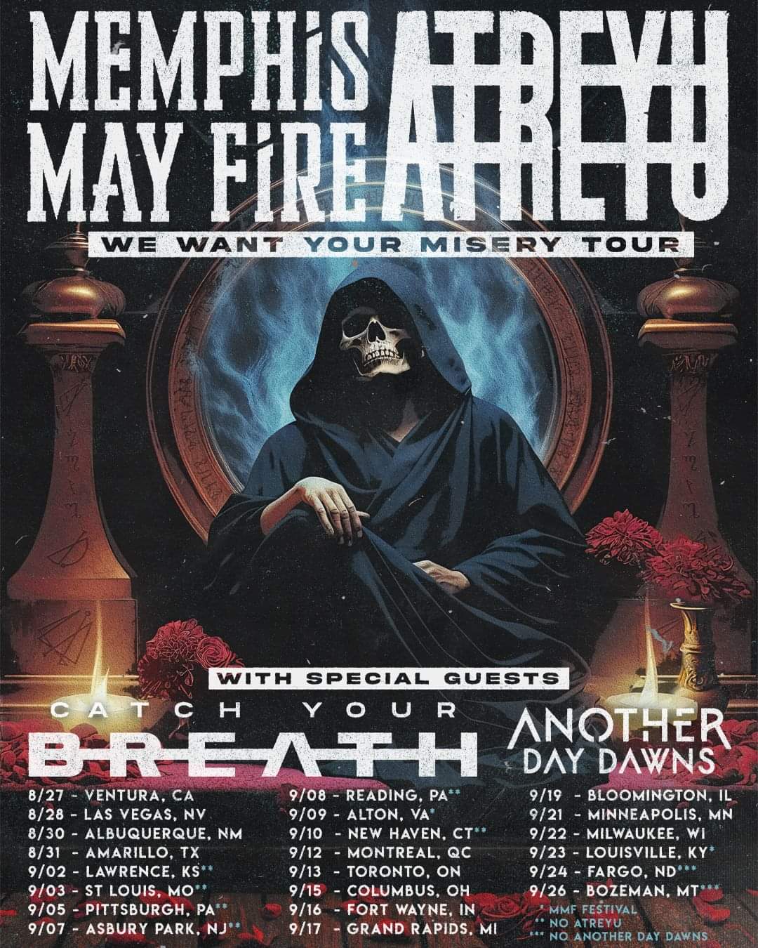 Memphis May Fire And Atreyu Announce Co-Headlining North American Tour ...