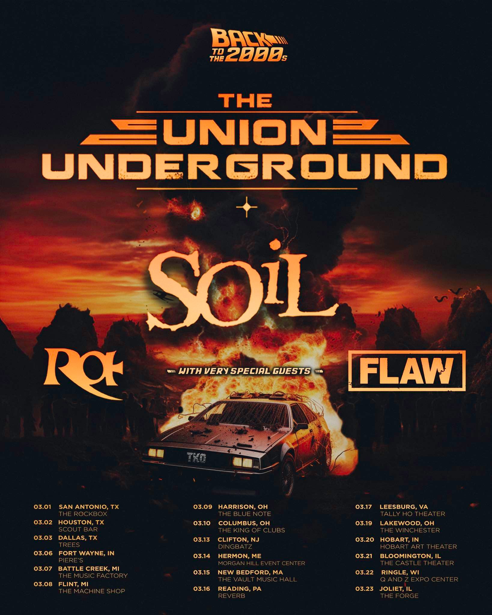 The Union Underground, SOiL, Ra, & Flaw Announce “Back To The 2000s ...