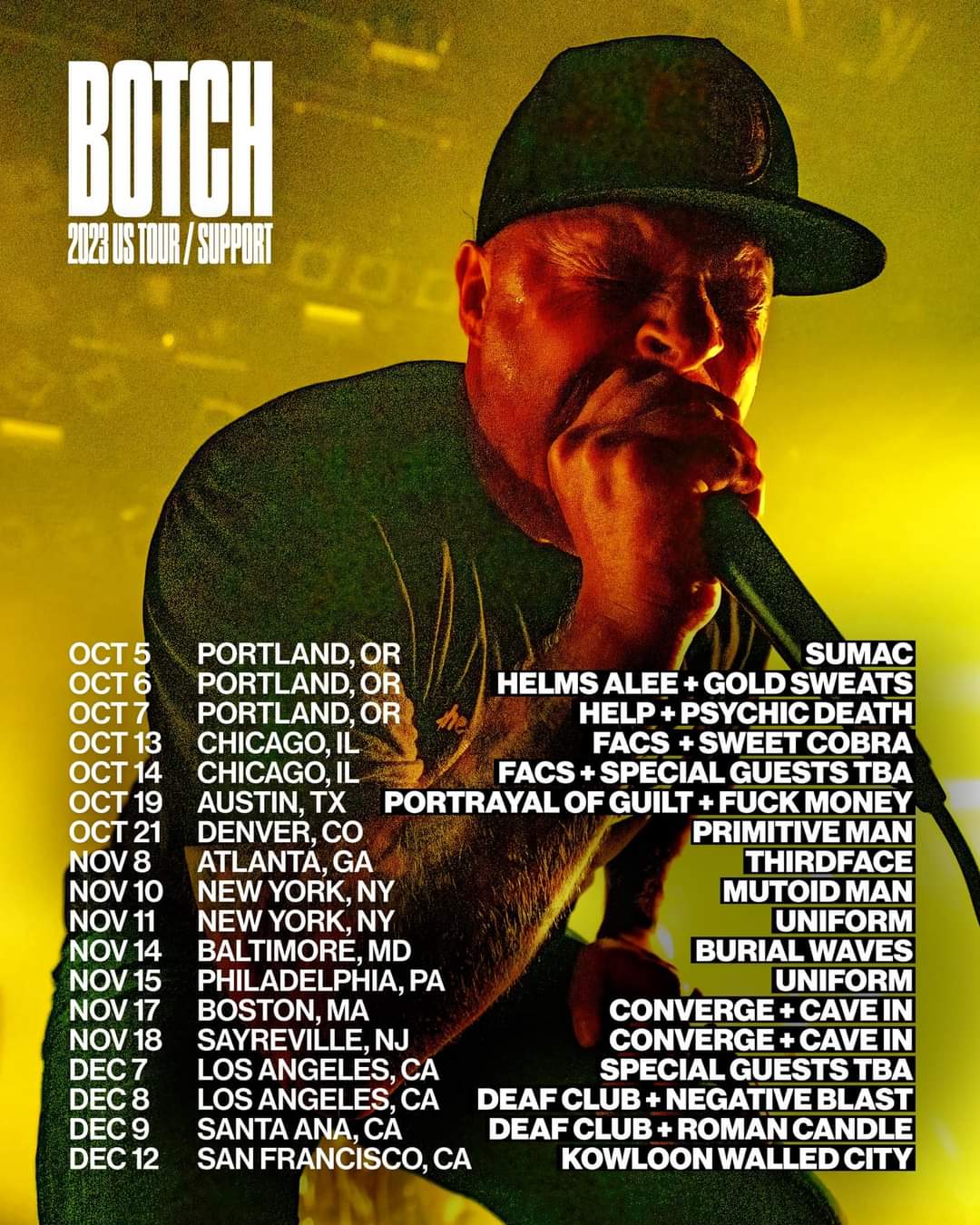 Botch Reveal Supporting Acts For Upcoming U.S. Tour – Metal Anarchy