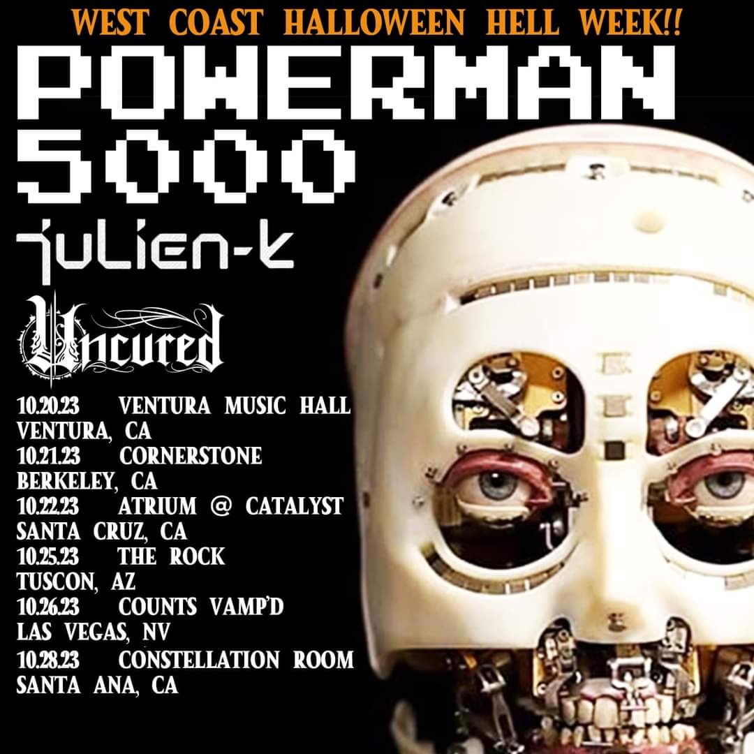 Powerman 5000 Announce October West Coast Tour With Julien-K & Uncured ...