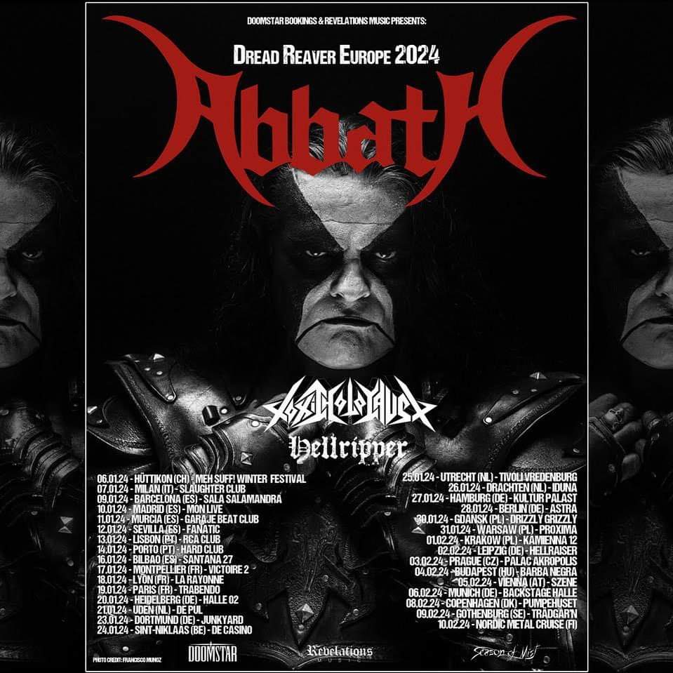 Abbath Announces Early 2024 European Tour With Toxic Holocaust ...