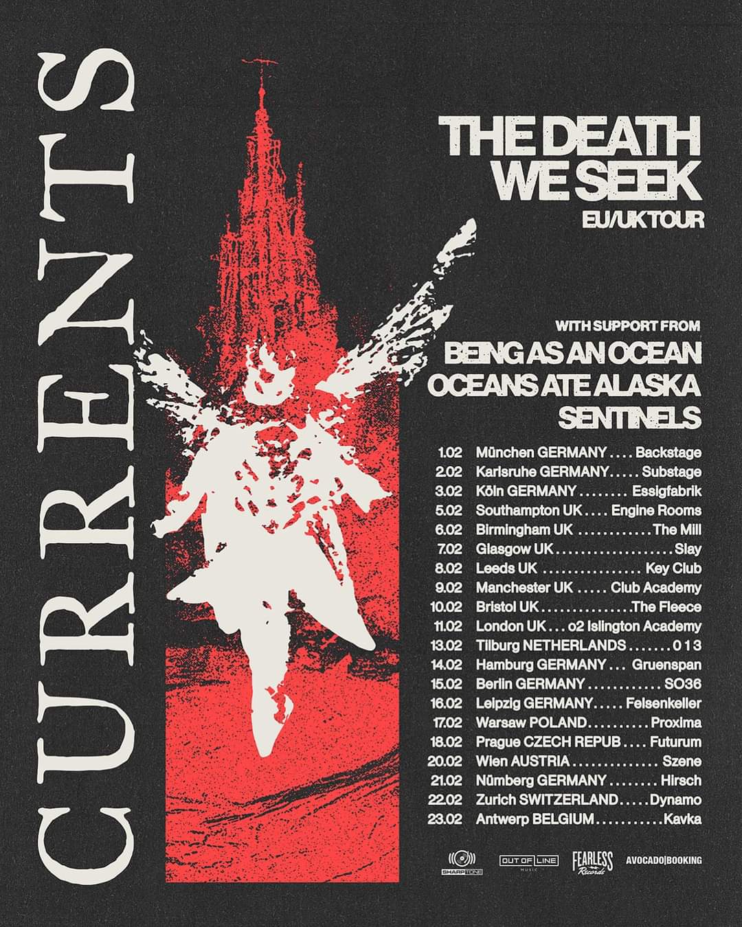 Currents Announce European/UK Tour With Being As An Ocean, Oceans Ate ...