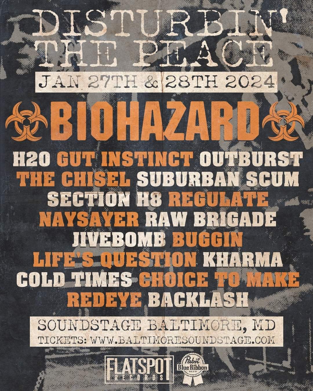 Biohazard, H2O, Etc. Set For 2024 Disturbin’ The Peace Fest – Metal Anarchy