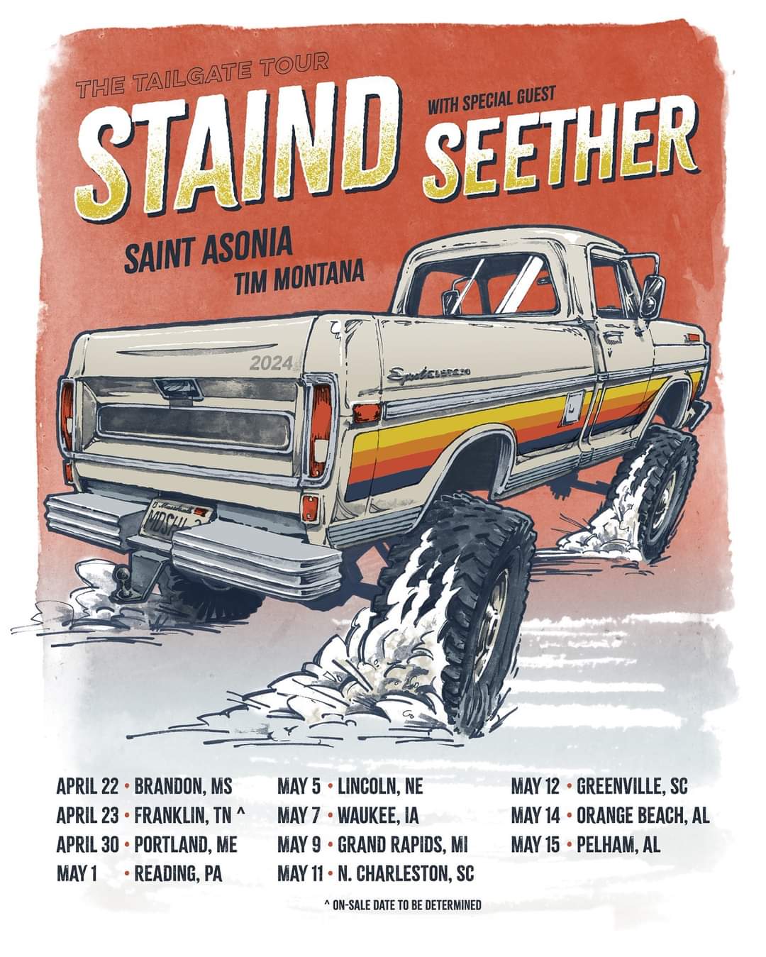 Staind, Seether, Saint Asonia, And Tim Montana Announce Spring 2024 ...