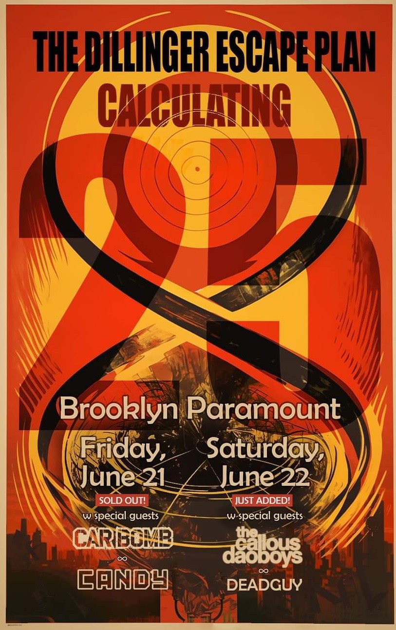 The Dillinger Escape Plan Announce Second “Calculating Infinity” 25th ...