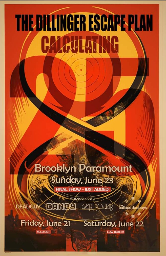 The Dillinger Escape Plan Announce Third “Calculating Infinity” 25th ...