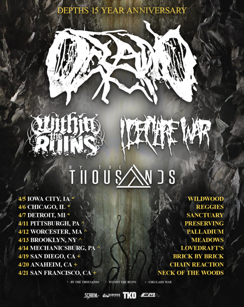 Oceano Announce More “Depths” 15th Anniversary Shows – Metal Anarchy