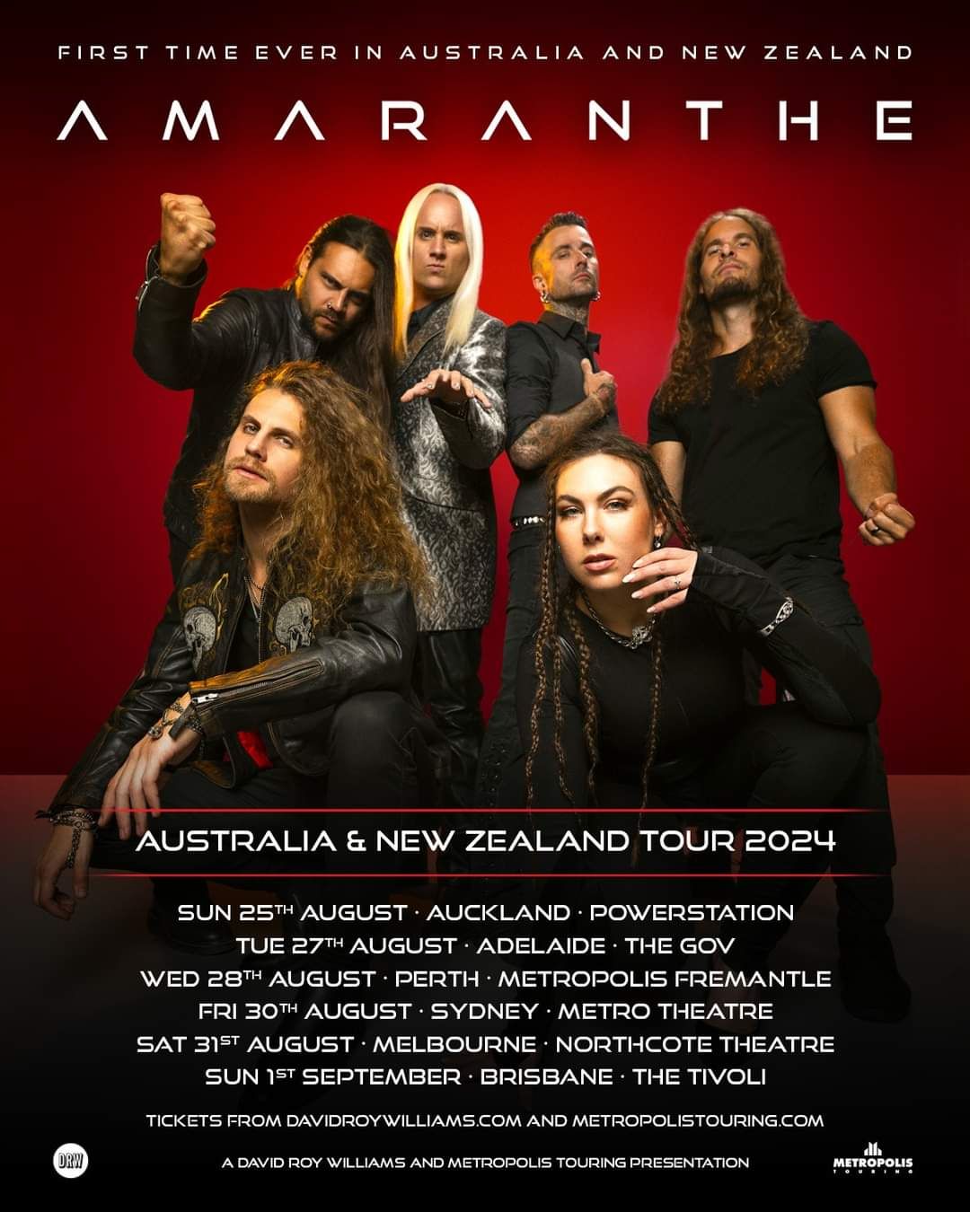 Amaranthe Announce Australian/New Zealand Tour – Metal Anarchy