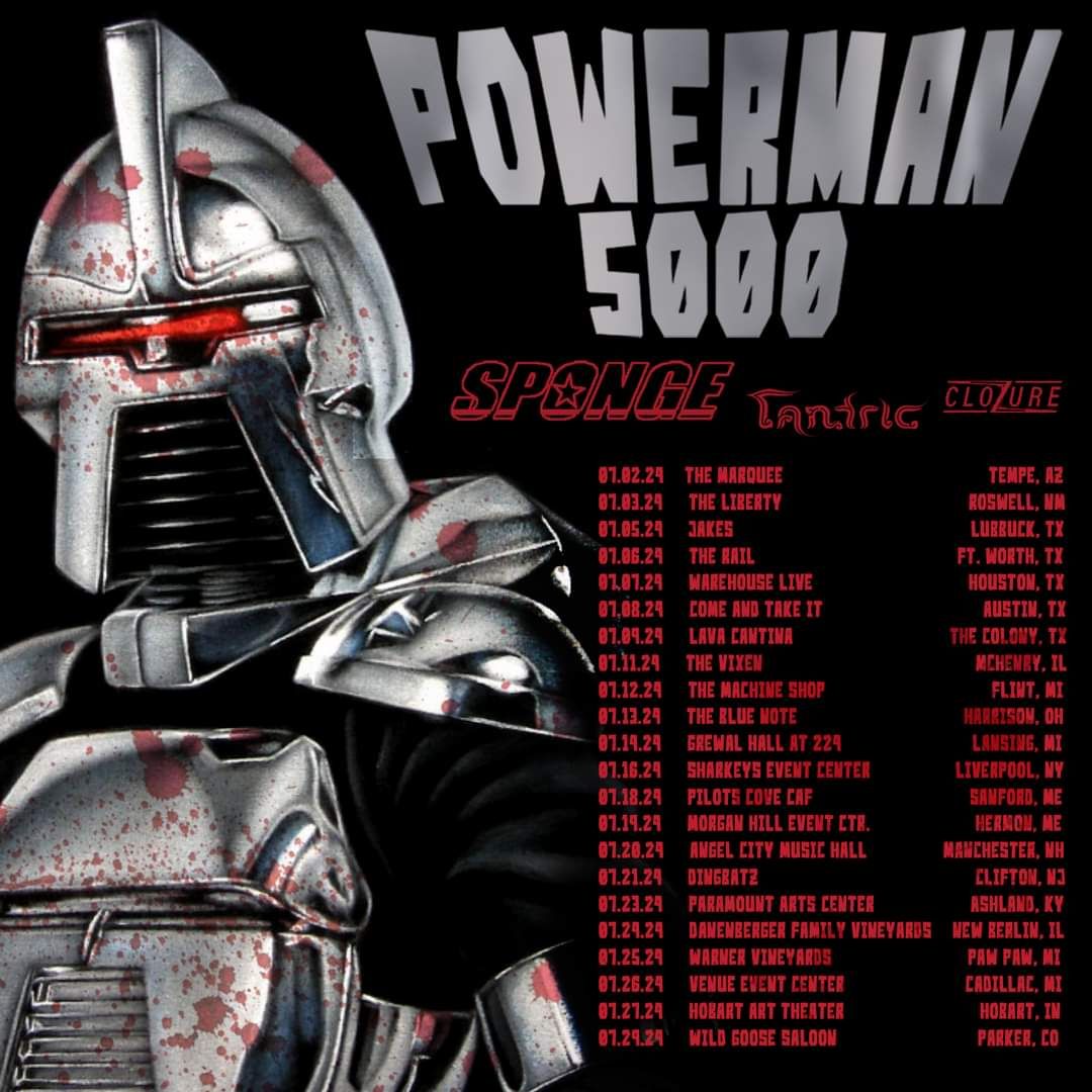 Powerman 5000 Announce U.S. Tour With Sponge, Tantric, And CloZure ...