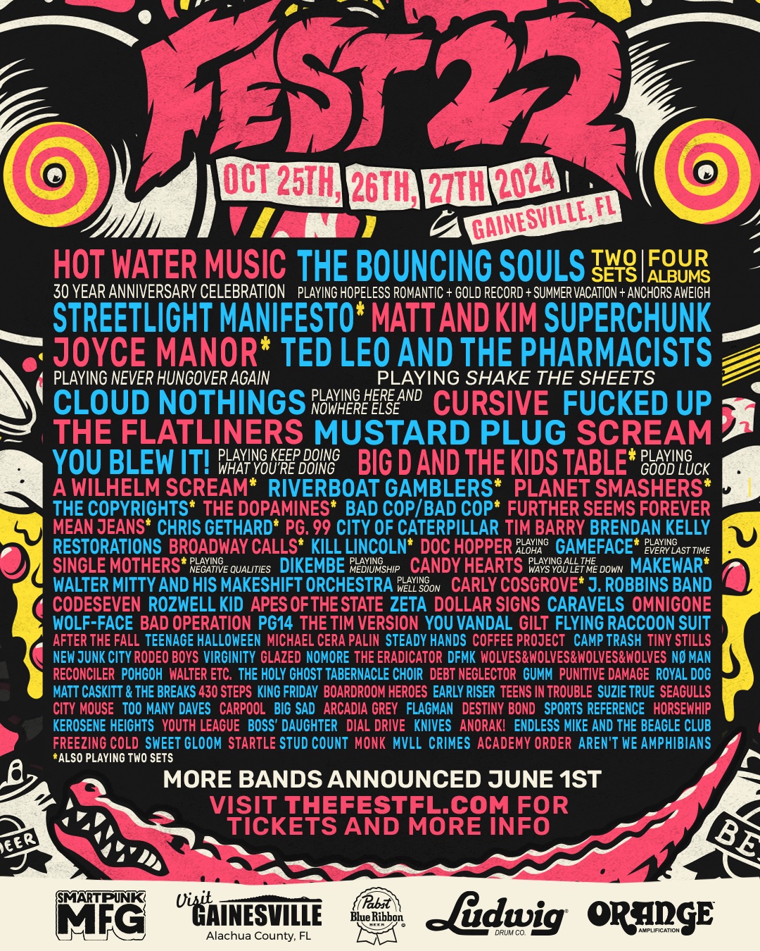 Hot Water Music, The Bouncing Souls, Etc. Set For 2024 The Fest – Metal ...