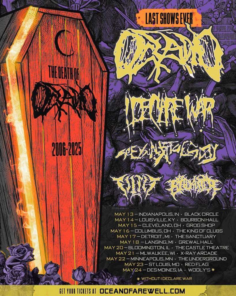 Oceano Announce Farewell Tour – Metal Anarchy