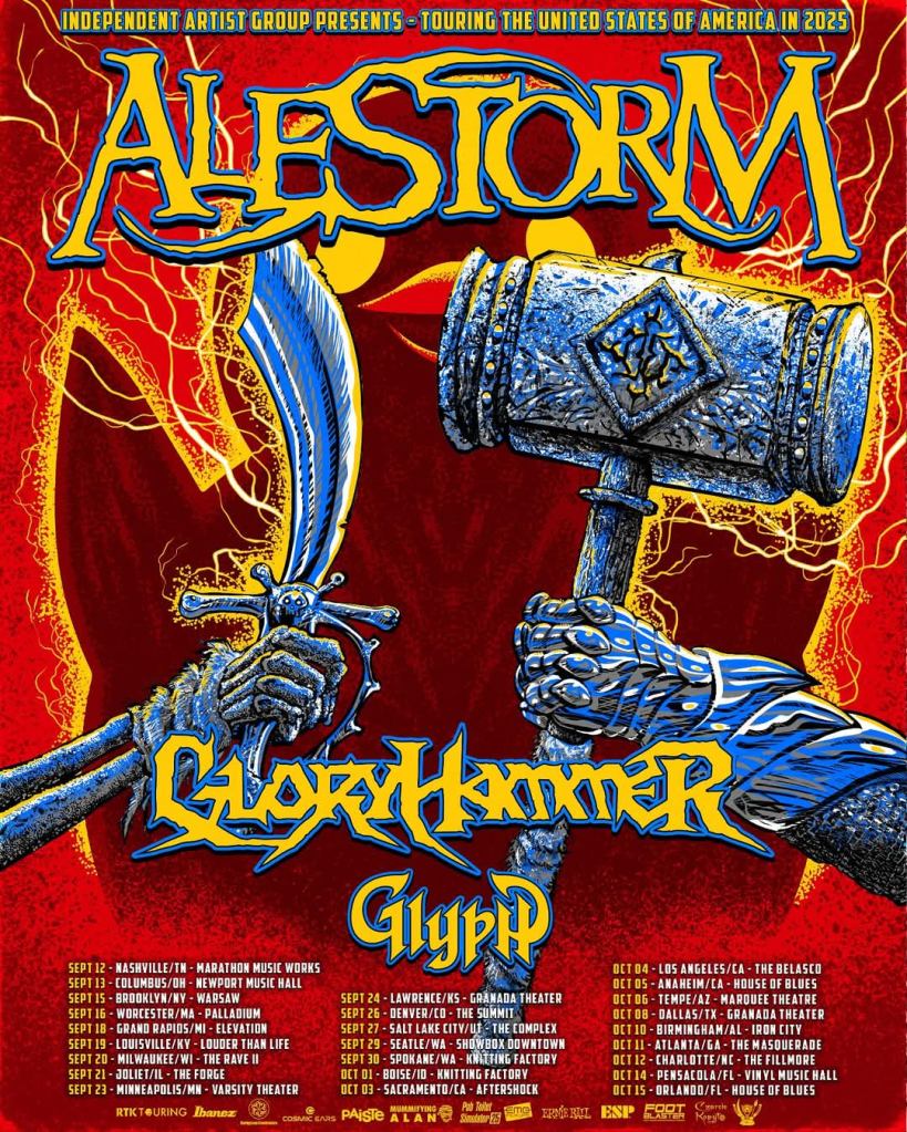 Alestorm Announce U.S. Tour With Gloryhammer And Glyph – Metal Anarchy